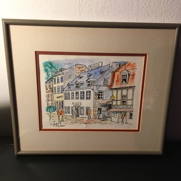 Wall Decor | Professionally Framed Printquebec City Canada | Poshmark